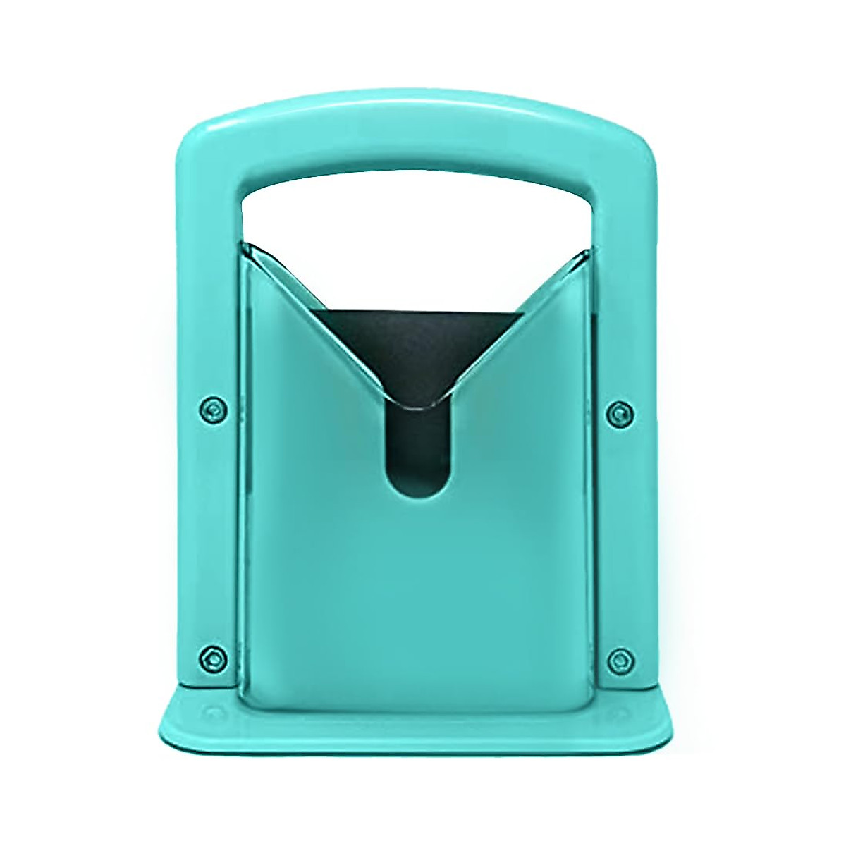 Bagel Slicer, Safety Handle, Bagel Cutter Stainless Steel (Aqua Sky)