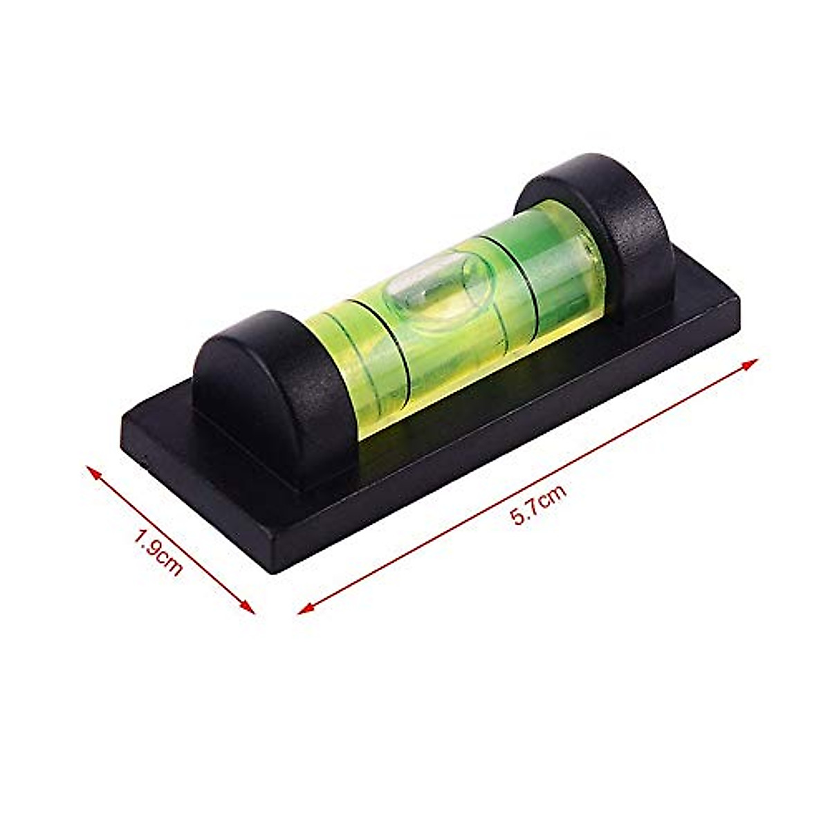 YOTOM Standard Bubble Level with Magnetic Base for RV, Travel Trailer, Camper, Tripod, Turntable - 6 Pack