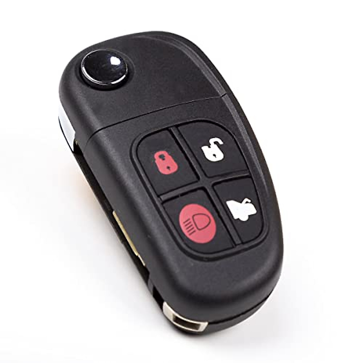 AKS Keys Compatible with Jaguar 2000 - 2009 Flip Key Keyless Remote FCC# NHVWB1U241