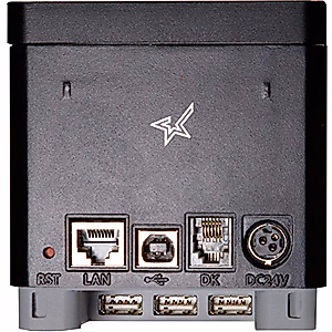 Star Micronics mC-Print2 2-inch Ethernet (LAN) / USB / Bluetooth / Lightning Thermal POS Printer with CloudPRNT, Peripheral Hub, Cutter, and External Power Supply - Black