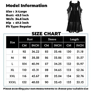 Renaissance Faire Costume Women Steampunk Dress Cold Shoulder Renaissance Shoes Plus Size Halloween Dress Medieval Dress Ren Faire Costume Halloween Costume Renaissance Dress Women（4-Purple,Medium）