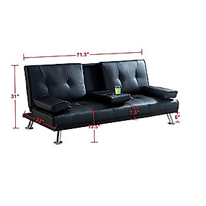 Legend Vansen Sofa Bed, Black