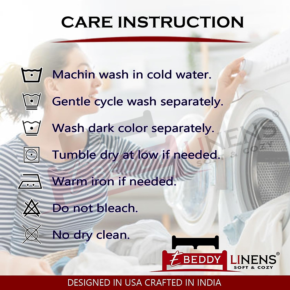 eBeddy Linens White Oversized King Duvet Cover - Soft 800-TC Egyptian Cotton King Duvet Cover Set, 3 Pieces, 1 Duvet Cover 120x98 Inches Zipper Closure and Corner Ties with 2 Pillow Shams