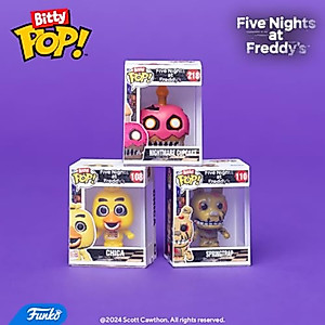 Funko Bitty POP! Five Nights at Freddy's (FNAF)- Foxy and A Surprise Mystery Mini Figure - 0.9 Inch (2.2 Cm) Collectable - Gift Idea - Cake Topper