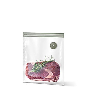 Electrolux 23EVRB01AL-Replacement-Reusable Sealer-Bags (20) for Handheld Vacuum Pump, Large, Clear