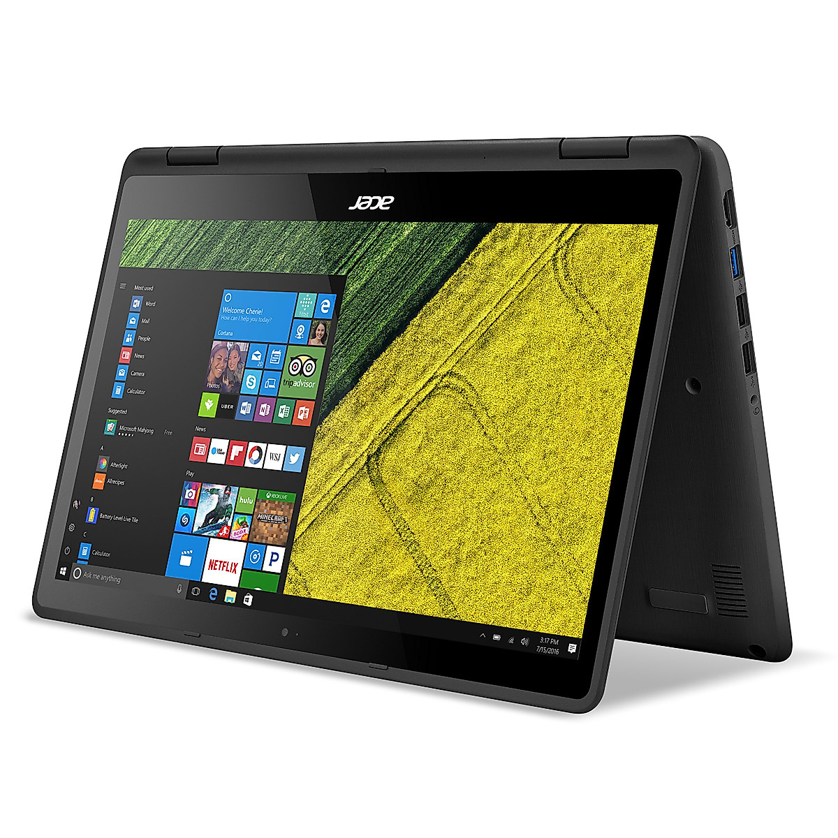Acer Spin 3 SP315-51 (R5-571T) Touchscreen 2-1 Laptop Intel Core i7 up to 3.1GH 12GB 1TB 15.6in Full HD LED Cam HDMI (Renewed)
