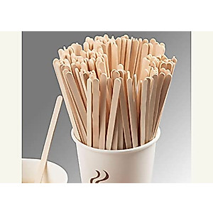 Perfect Stix Wooden Coffee Stirrer Stick, 7-1/2" Length (Pack of 100) - Packaging May Vary