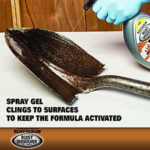 Rust-Oleum 300112-6PK Rust Dissolver Gel Spray, 32 oz, 6 Pack