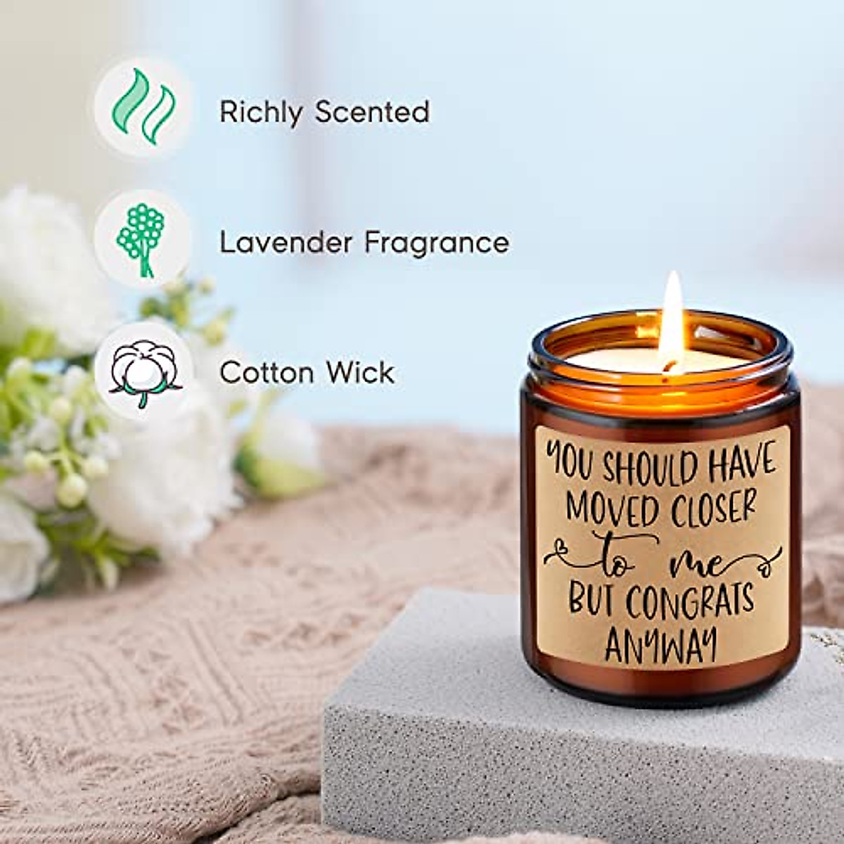 GSPY Scented Candles - Housewarming Gifts for Women, Men, Friends - New Homeowner Gifts, Funny Housewarming Gifts - New House Gift, New Apartment Gifts - Moving Gifts, Congrats Gift, Housewarming Gift