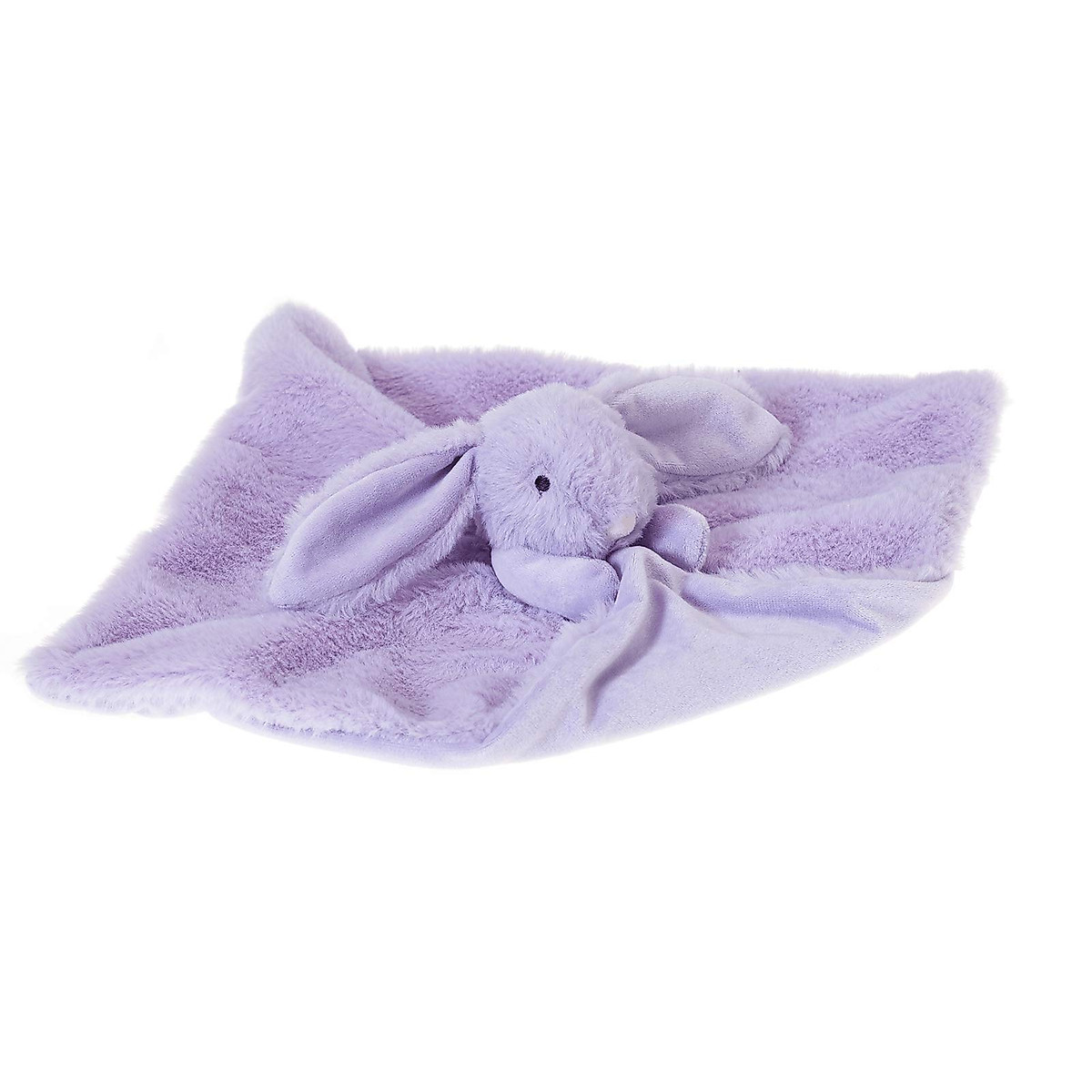 Apricot Lamb Stuffed Animals Purple Bunny Rabbit Security Blanket Infant Nursery Character Blanket Luxury Snuggler Plush Baby Lovey(Purple Bunny, 13 Inches)