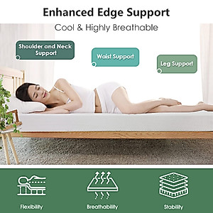 PayLessHere 10 Inch King Gel Memory Foam Mattress Fiberglass Free/CertiPUR-US Certified/Bed-in-a-Box/Cool Sleep & Comfy Support