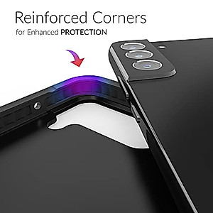 Crave Slim Guard for Galaxy S22 Case, Shockproof Case for Samsung Galaxy S22, S22 5G (6.1 inch) - Black