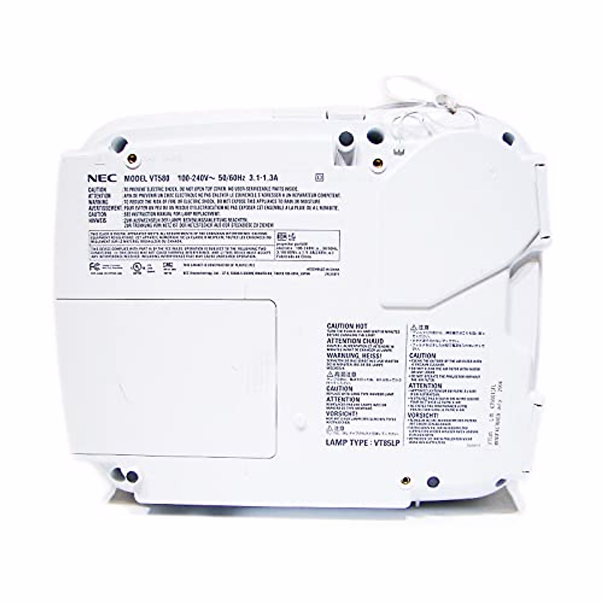 VT580 NEC VT580 Portable Projector VT580