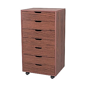 MAXCBD Nightstand Bedside Table Drawer Cabinet 7 Drawers Storage Cabinet Dresser Storage Tower Closet Sturdy Bedroom Office Multifunctional Storage Shelves Storage Tower Dresser