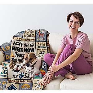 Dog Mom Gifts For Women, Dog Mom Gifts Throw Blanket 50"x60", Dog Lovers Gifts For Women, Gifts For Dog Lovers Women, Gifts For Dog Moms, Dog Mom Gift, Gift For Dog Lover, Best Gifts For Dog Owners
