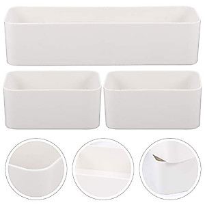 3Pcs Wall Mounted Remote Control Holder Floating Organizer Stick On Wall Shelf Non-Drilling Bathroom Storage Brackets Ledge Shelf