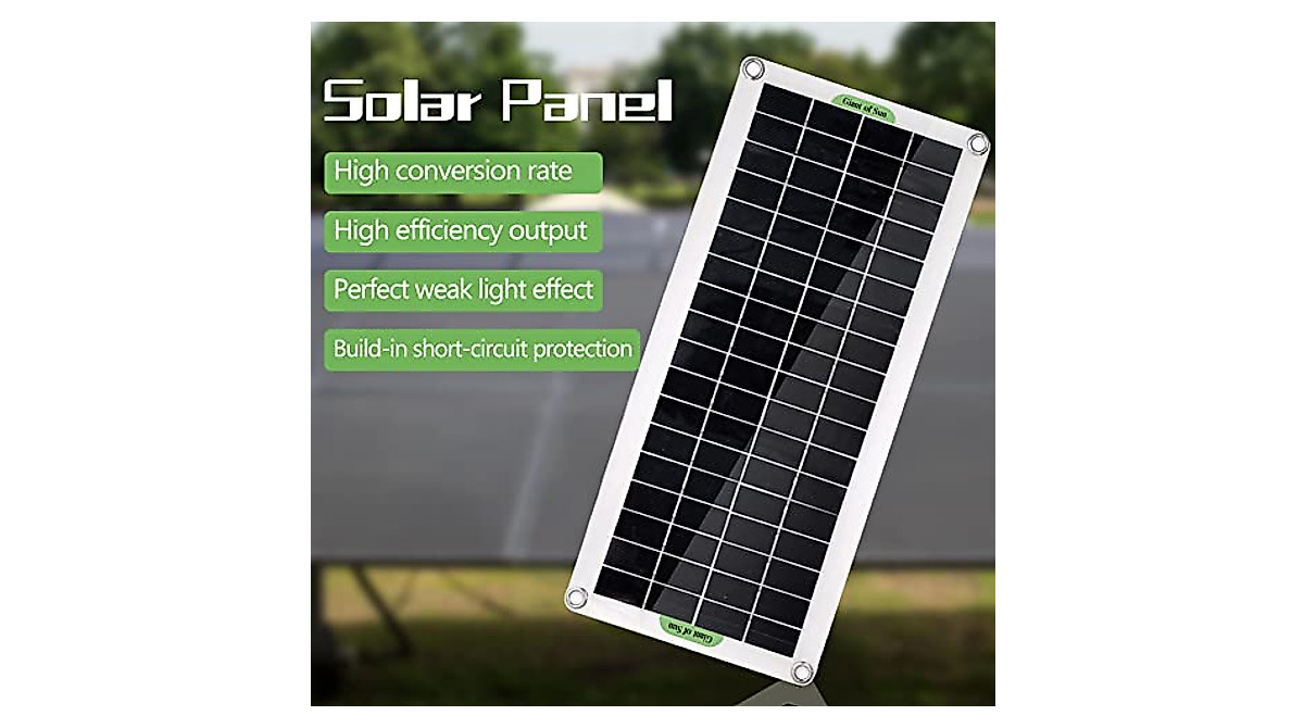 VISLONE 30W Flexible Solar Panel for Outdoor Power