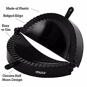 IMUSA USA IMU-71006W Jumbo Empanada Maker, Black (pack of 3)