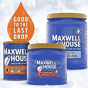 Maxwell House Gourmet Roast Medium Roast Ground Coffee (25.6 oz Canister)
