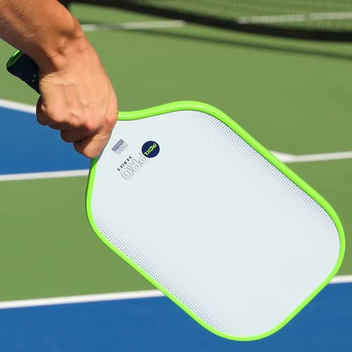 PCKL Premium Pickleball Paddle Racket | USA Pickleball Approved | Graphite Carbon Face with Large Sweet Spot | Honeycomb Core