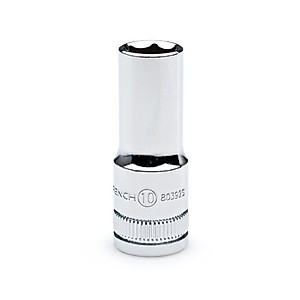 GEARWRENCH 13 Pc. 1/4" Drive 6 Pt. Mid-Length Socket Set, Metric - 80304S