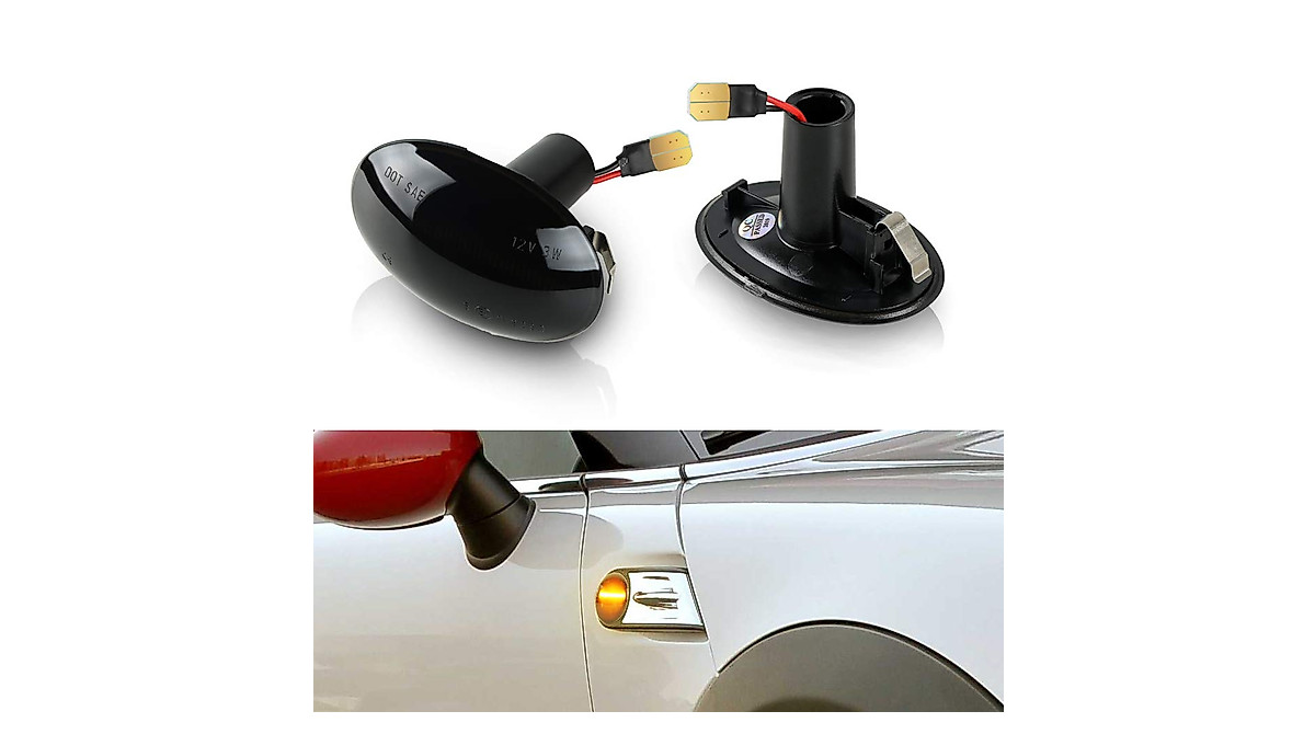 Gempro Amber LED Side Marker Lights for MINI Cooper R55-R59