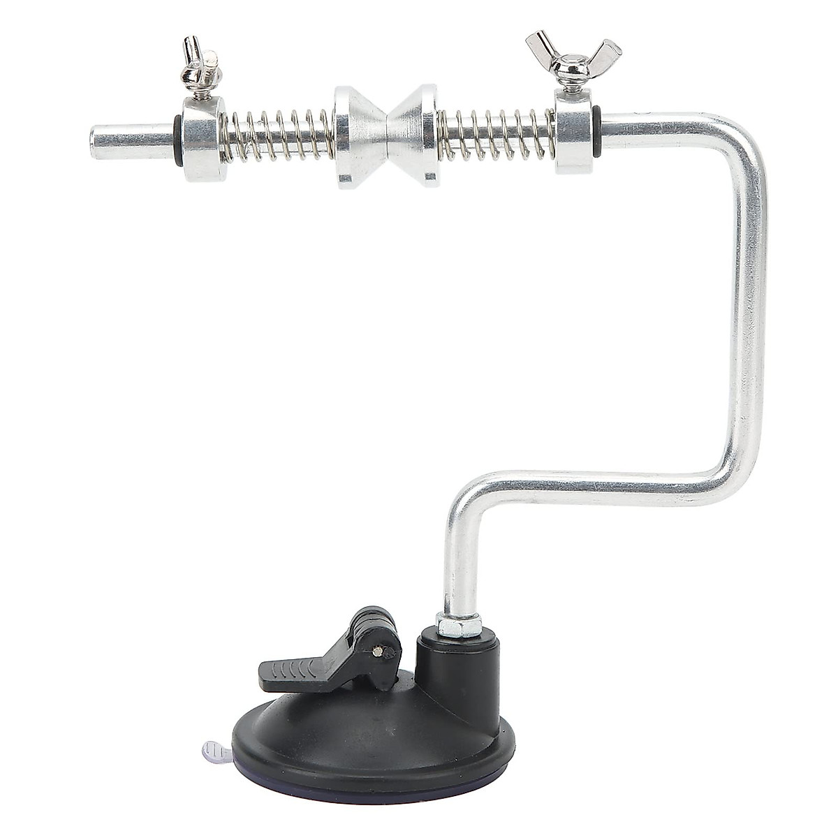 Fishing Line Spooler, Portable Adjustable Aluminum Fish Line Winding Tool Machine Spool with Sucking Cup