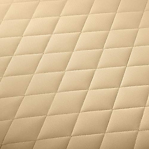 Classic Accessories Montlake FadeSafe Water-Resistant 54 x 18 x 3 Inch Outdoor Quilted Bench Cushion, Patio Furniture Swing Cushion, Chamomile