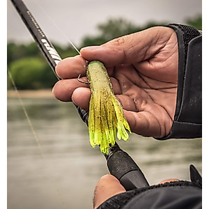 Berkley PowerBait Power Tube, 3 1/2in | 9cm, Soft Bait - 3 1/2in | 9cm, Green Pumpkin