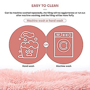 Lucky Monet Small Dog Beds 21" x 12", Fluffy Calming Dog Bed Washable Dog Crate Mat Plush Rectangle Pet Bed with Anti-Slip Backing, Long Plush Pet Beds for Dogs Cats Puppies