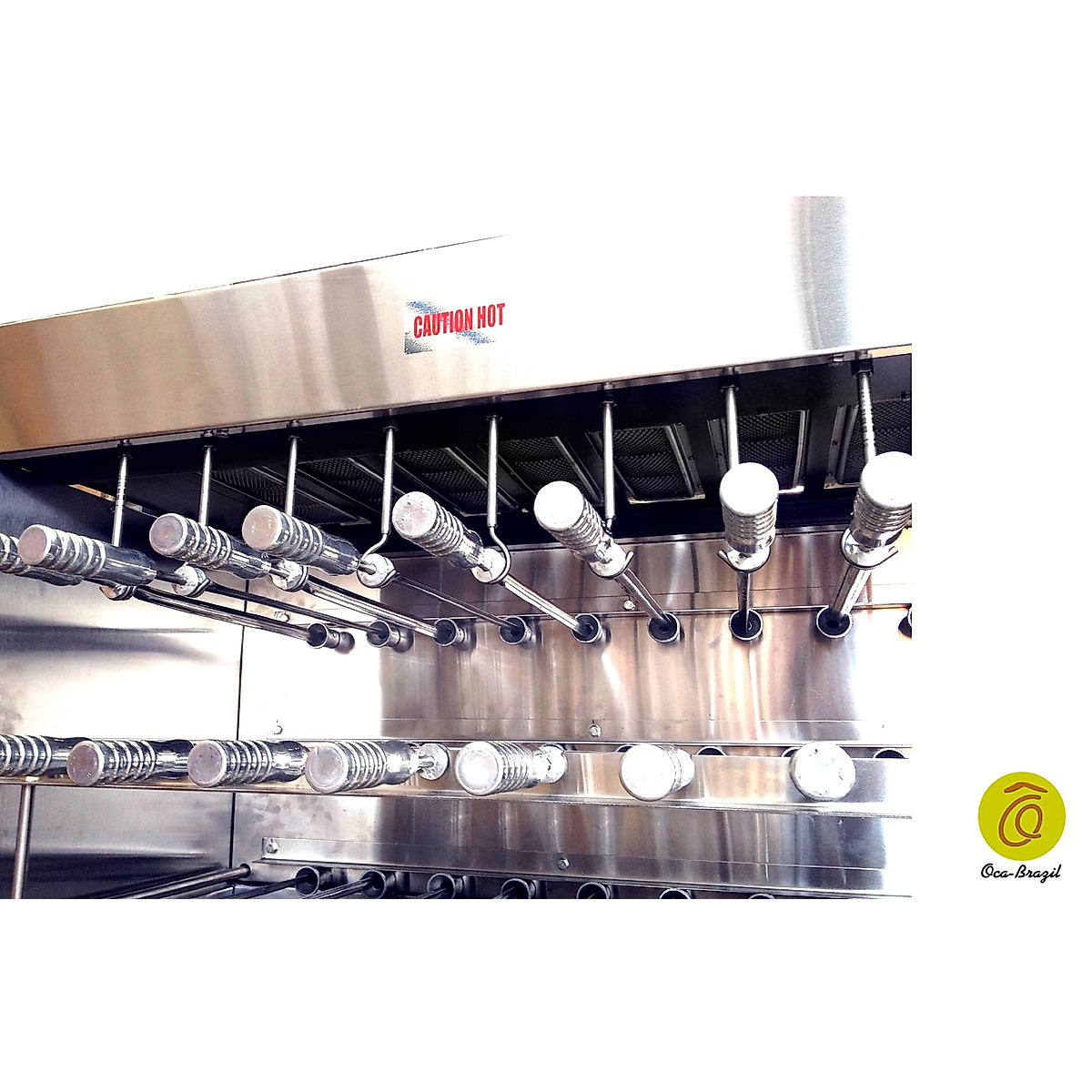 Brazilian Gas Grill for BBQ - 26 Skewers - Professional Grade - BBQ Catering Master