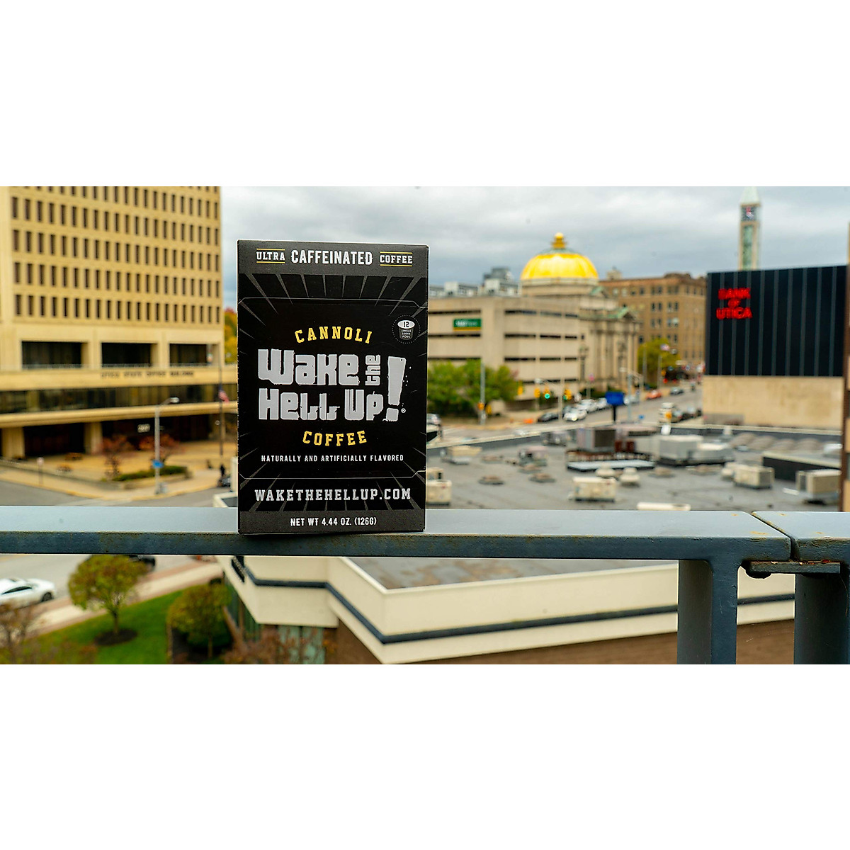 Wake The Hell Up! Cannoli Flavored Single Serve Coffee Pods Of Ultra-Caffeinated Coffee For K-Cup Compatible Brewers | 12 Count, 2.0 Compatible Pods