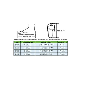 Boys Rubber Quick-Dry 38Y Water Kids Barefoot Girls Outdoors Shoes Toddler Sole Snorkeling Non-Slip Socks Cartoon Shoes Boys Shoes Big Kids (E, 5-6 Years)