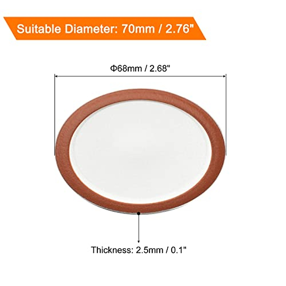 uxcell Canning Lids, 54pcs - Tinplate Split-Type Mason Jar Lid, Regular Mouth with Date Leak Proof Fits Storage Cover (Silver)