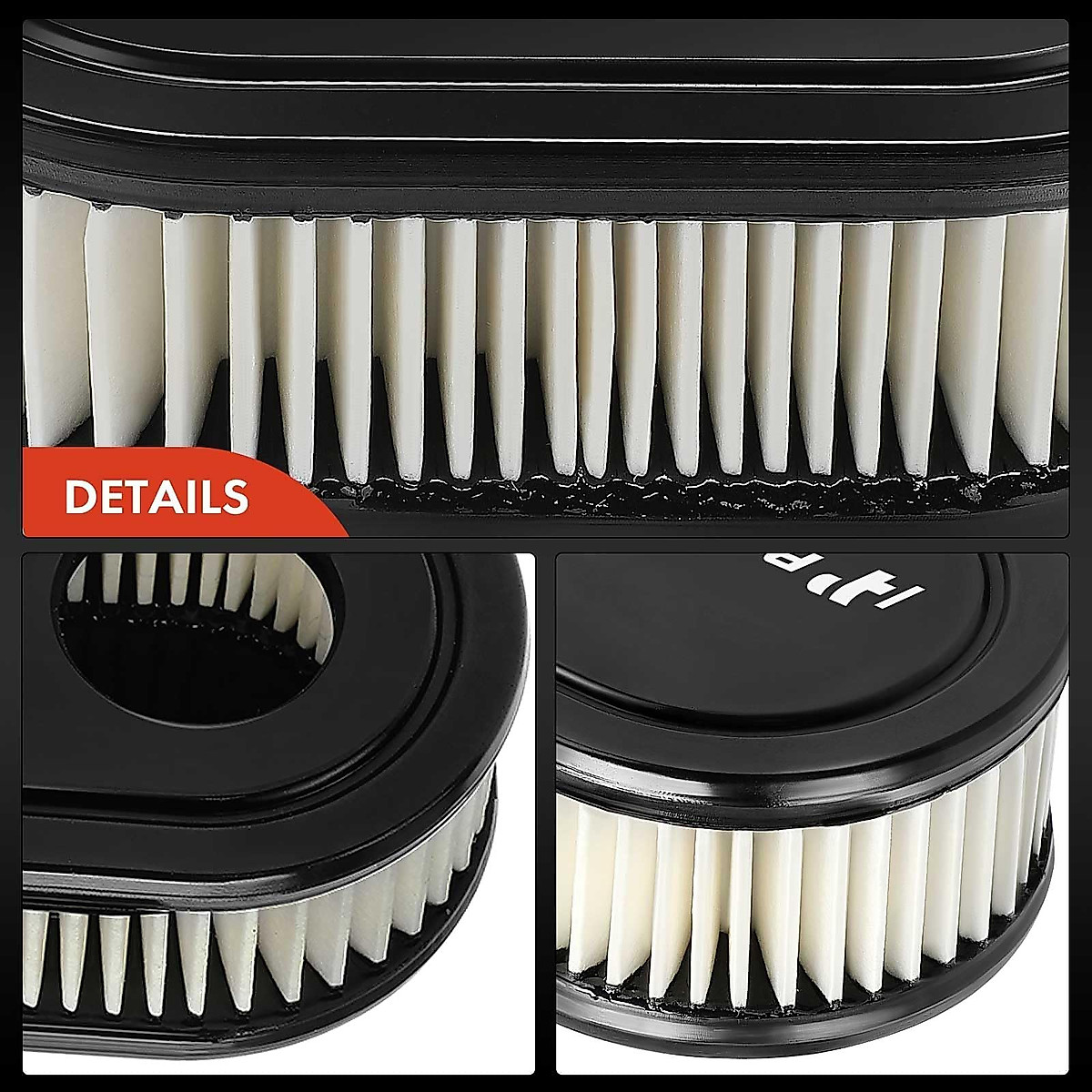 A-Premium 8-PC Engine Air Filter Air Cleaner Cartridge Filter - Compatible with Briggs & Stratton Engines - 550E 550EX 575EX 625EX 625EXi 675EXi 725EXi - Replaces 593260, 798452, Lawn Mower Air Filter