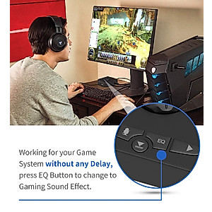 USB Hub with Audio Adapter, Tendak External Sound Card with 3.5mm Headphone Microphone Jack and Volume Control 3 Port USB Hub for Laptop PC HDD Disk