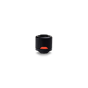 EKWB EK-Quantum Torque STC-12/16 Compression Fitting for Soft Tubing, 12/16mm (7/16" ID, 5/8" OD), Black