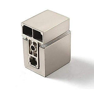 XVL 15-Inch Bathroom Glass Shelf Brushed GS3002L