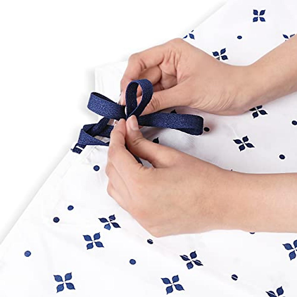 Utopia Care 6 Pack Cotton Blend Unisex Hospital Gown, Fits Sizes up to 2XL Blue