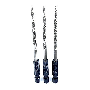 FTG USA Replacement Tapered Countersink Drill Bit Set 3 Pc (#6) 9/64" Countersink Bit Same Size Bit Replacement Only, Countersink Replacement Drill Bit for Wood Counter Sinker Drill Bit Set