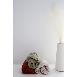 Marlowe & Co Viscose from Bamboo Fitted Bassinet Sheet for Baby Boy and Girl (Natural)