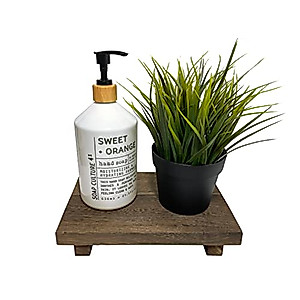 Laual Designs Bathroom Decor, Wood Soap Tray, Plant Stand, Wood Riser, Farmhouse Decor, Decorative Tray, Kitchen Decor, Rustic Home Decor