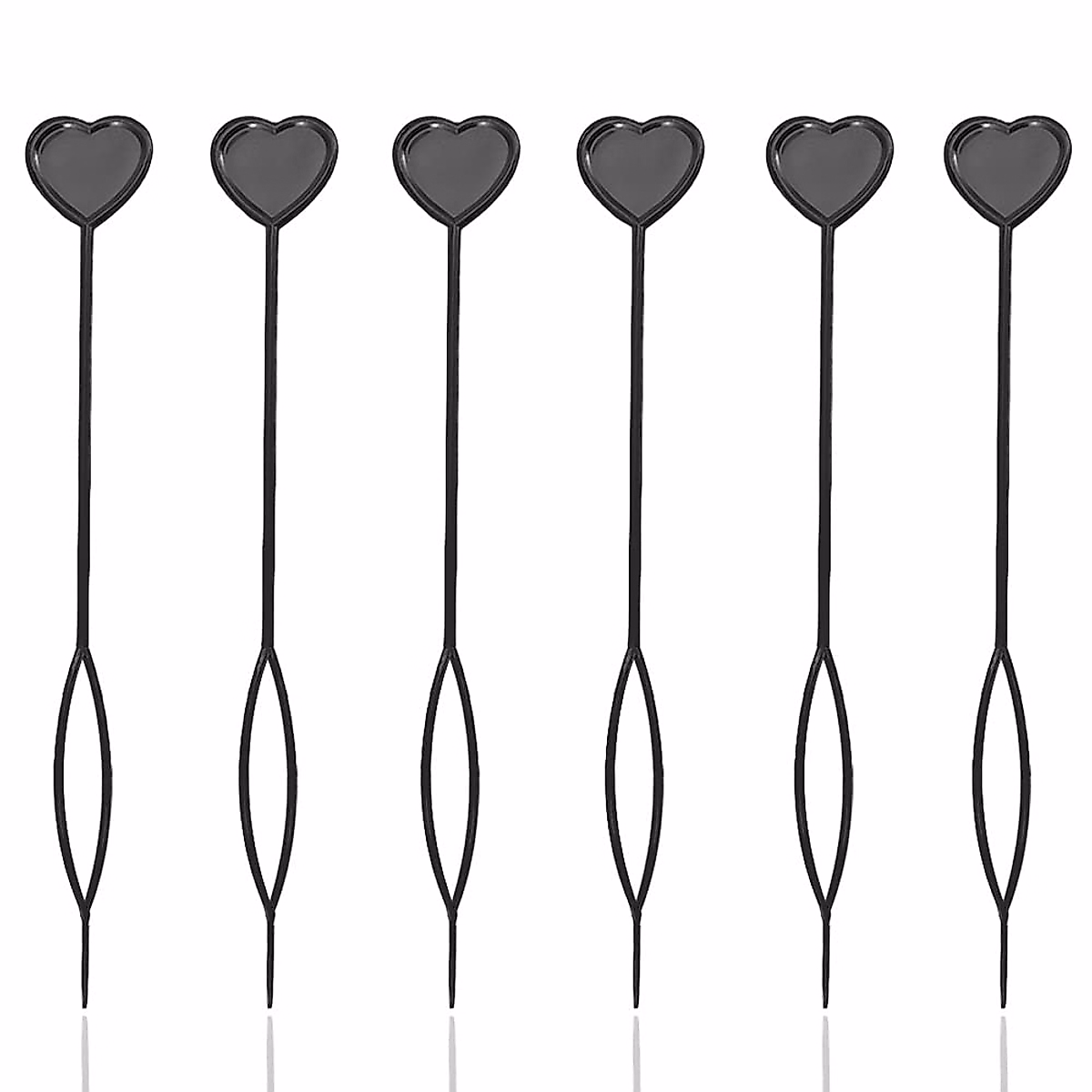 MagiDeal Quick Beader for Loading Beads/Automatic Hair Beader (6 Pack, Black)