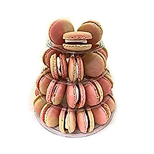 Candora 2Pcs 4-Storey Macaron Display Stand Cake Stand Macaron Tower
