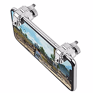 Newseego Mobile Game Controllers, Phone Triggers for Mobile Phone, Shooter Sensitive Controller Joysticks Aim & Fire Trigger Keys for Knives Out/Rules of Survival (1 Pair Mobile Triggers)