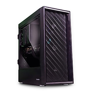Zalman T7 Compact ATX/mATX Desktop Computer PC Case, 2 x 120mm Fans Preinstalled, 3D Wave Patterned Mesh Front Panel, Tinted Acrylic Side Panel, USB 3.0