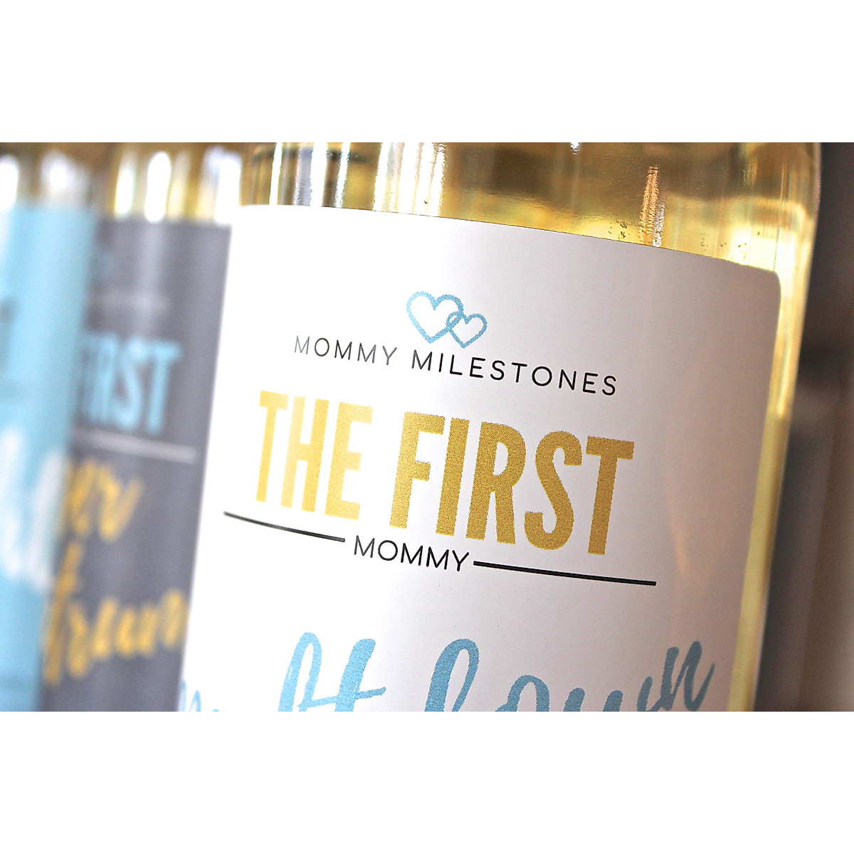 6 Mommy's First Milestone Wine Labels and Stickers, Great Baby Shower and Pregnancy Gift Ideas for Mom To Be, Funny Mom's First Moments After Having New Baby Girl or Boy – By Harper & Ivy Designs
