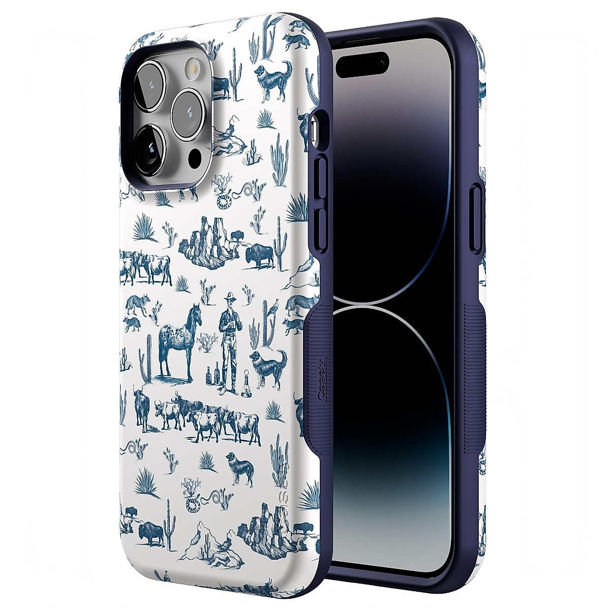 Casely iPhone 14 Pro Max Case | Wild West Adventure | Desert Western | Compatible with MagSafe