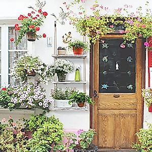 Window Plant Shelves – Window Shelf for Plants Indoor – Boho Shelves Farmhouse Bathroom Decor – Hanging Shelves Rustic Bedroom Decor – Window Plant Hanger Hanging Rope Shelf Living Room Decoration