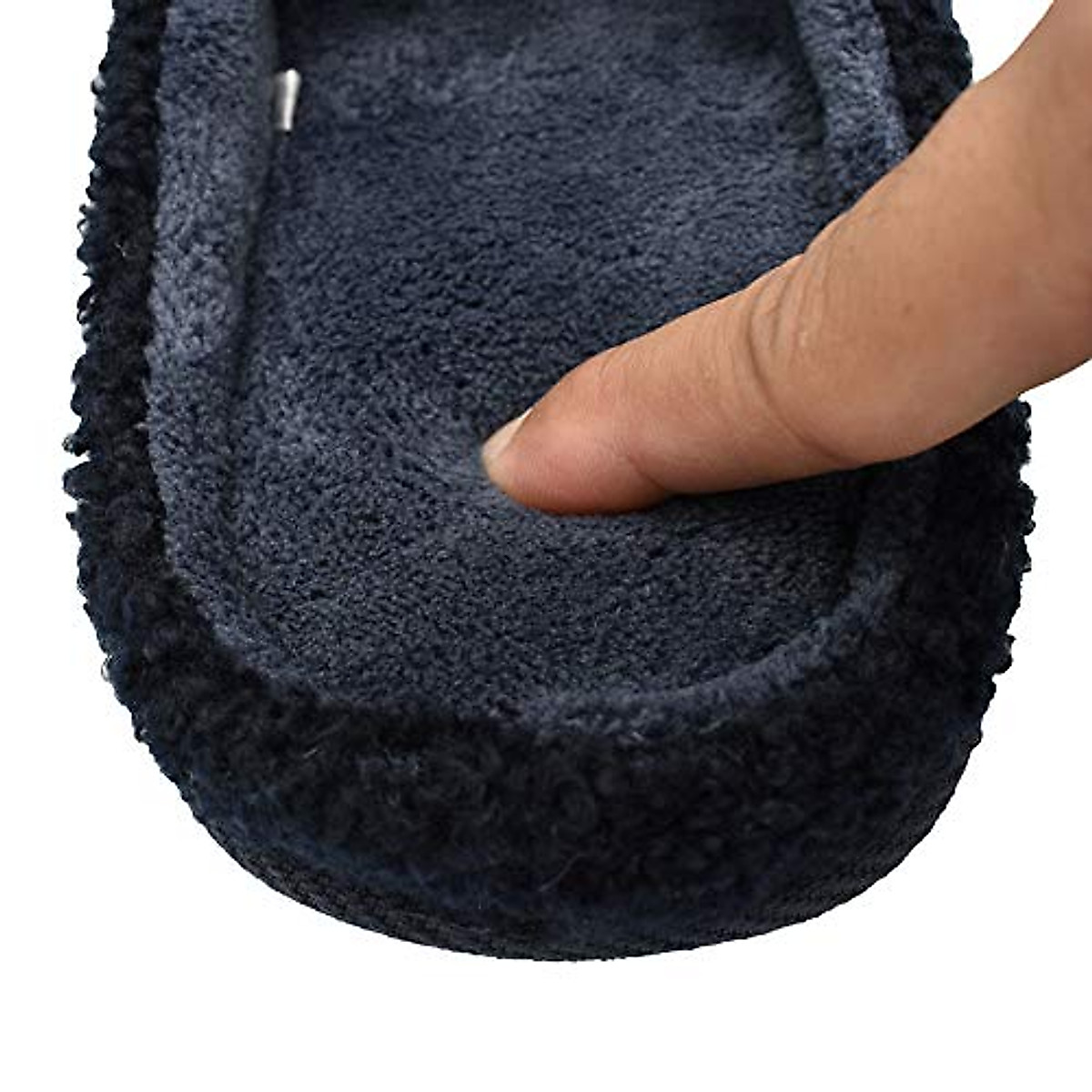 Tuiyata Black Cute Fox Animal Slippers for Women Mens Winter Warm Memory Foam Cotton Home Slippers Soft Plush Fleece Slip on House Slippers for Girls Indoor Outdoor Shoes